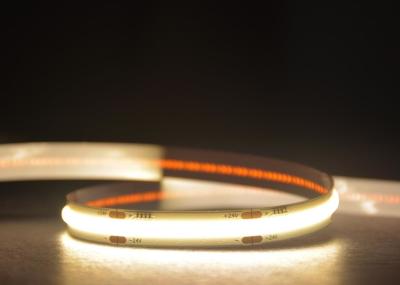 China 24V 8MM 10w Flexible COB Strip 10w 3200K for sale
