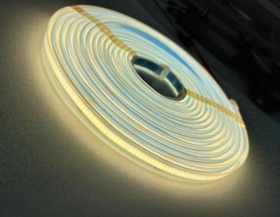 China LED COB Ip65 Strip Light 10w 24V DC Silicon Sleeved High CRI for sale