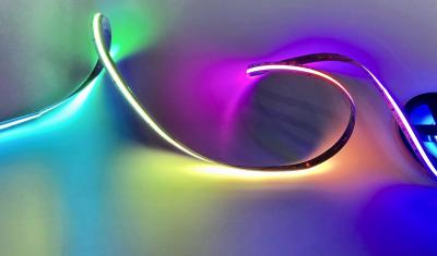 China 24V Addressable COB LED Strip RGB IP20 Dot Free Led Strip for sale