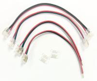 China Doul White LED Strip Light Accessories 3 Pin Led Connector for sale
