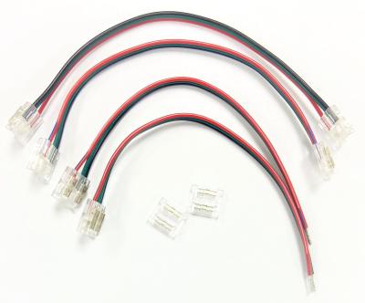 China Doul White LED Strip Light Accessories 3 Pin Led Connector for sale