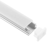 China Flush Mount LED Light Aluminium Profile Double-Anodized 12x7.8mm for sale