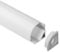 China 6063 Led Strip Light Aluminium Profile 16 X 16mm Flame Retardant for sale