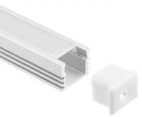 China Aviation 6063 Aluminium Led Profile Channel 16 X 12mm Strip Light Channel for sale