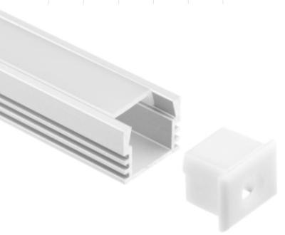 China Aviation 6063 Aluminium Led Profile Channel 16 X 12mm Strip Light Channel for sale