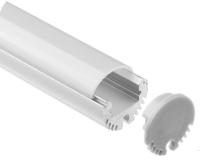 China Suspended Led Strip Light Extrusion Aluminium Anodized With Polycarbonate Covers for sale
