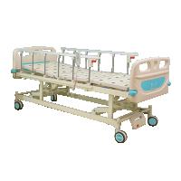 China Multifunctional Aluminum Alloy Hospital Bed with Bedpan and Safety Rails CE Certified for Paralyzed Patients for sale