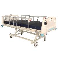 China Multifunctional Aluminum Alloy Hospital Bed with Bedpan and Safety Rails CE Certified for Paralyzed Patients for sale