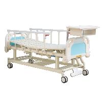 China Dual-Hand Crank Manual Backrest Leg Elevation Adjustable Aluminium Alloy Hospital Nursing Bed for Rehabilitation for sale