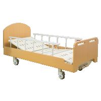 China Dual-Hand Crank Manual Backrest Leg Elevation Adjustable Aluminium Alloy Hospital Nursing Bed for Rehabilitation for sale