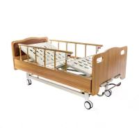 China Double-Adjustable Hospital Bed with Toilet Opening and Aluminium Alloy Frame for Nursing Home and Medical Care for sale