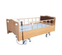 China Double-Adjustable Hospital Bed with Toilet Opening and Aluminium Alloy Frame for Nursing Home and Medical Care for sale
