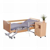 China Double-Adjustable Hospital Bed with Toilet Opening and Aluminium Alloy Frame for Nursing Home and Medical Care for sale