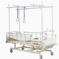China Aluminium Alloy Dual-Rocking Hospital Bed with Height Adjustment for Patient Rehabilitation for sale