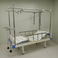 China Aluminium Alloy Dual-Rocking Hospital Bed with Height Adjustment for Patient Rehabilitation for sale