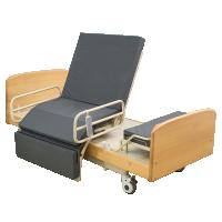 China Senior-Friendly Elderly Care Bed with Height Adjustment Aluminium Alloy Frame and 3 Functions for Hospital Use for sale