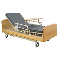 China Senior-Friendly Elderly Care Bed with Height Adjustment Aluminium Alloy Frame and 3 Functions for Hospital Use for sale