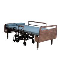 China Senior-Friendly Elderly Care Bed with Height Adjustment Aluminium Alloy Frame and 3 Functions for Hospital Use for sale