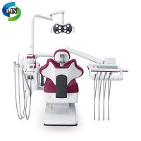 China Electric Dental Chair with PU or Leather Cushion Class II Medical Device 220V/50Hz 110V/60Hz for sale