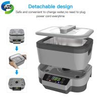 China Mini dental ultrasonic cleaner with 3.2L tank capacity SUS304 stainless steel and 40KHz vibration frequency for sale