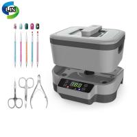 China Mini dental ultrasonic cleaner with 3.2L tank capacity SUS304 stainless steel and 40KHz vibration frequency for sale