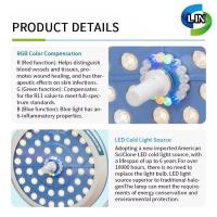 China LED surgical shadowless light with 40,000-160,000 lux illuminance and 4000-6500K color temperature CE certified for sale