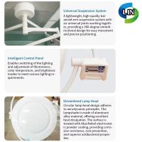 China LED surgical shadowless light with 40,000-160,000 lux illuminance and 4000-6500K color temperature CE certified for sale