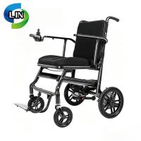 China Electric Mobility Wheelchair with Carbon Fiber Frame, 300W Powerful Brushless Motor and Detachable Lithium Battery for sale