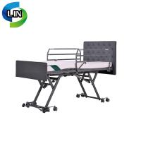 China 5-Function Electric Home Care Bed with 200kg Max. Patient Bearing Weight and Adjustable Backrest and Footrest for sale