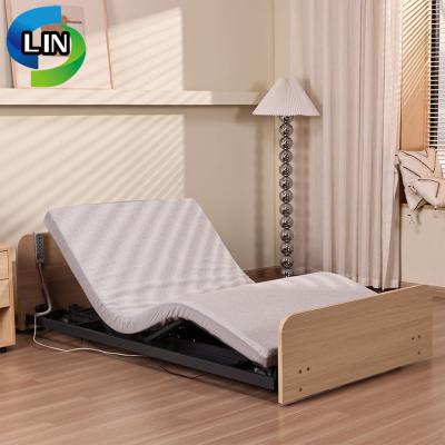 China 5-Function Electric Home Care Bed with 200kg Max. Patient Bearing Weight and Adjustable Backrest and Footrest for sale