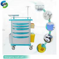 China ABS Plastic Multi-functional Medical Trolley for Hospital Outpatient Department Anesthesia Cart for sale