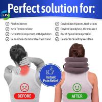 China Air Cervical Traction Device for Cervical Spine Traction Treatment with PVC/TPU + Fabric Material for Cervical Traction Therapy for sale