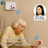 China Waterproof Nursing Home Call Button with 433MHz Wireless Frequency and 1000 Meters Transmission Distance for sale