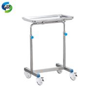 China 201 Stainless Steel Pallet Rack Trolley with Single Crossbar Style and Size 45*35cm for sale