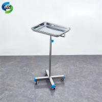 China 201 Stainless Steel Pallet Rack Trolley with Single Crossbar Style and Size 45*35cm for sale