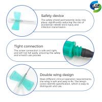 China Disposable blood collection needle with Stainless Steel and Medical Grade PP for EO Ethylene Oxide Gas Sterilization for sale