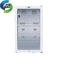 China Small CE Certified Medical Refrigerator with Single Temperature Zone and Fan-cooled Compressor for sale