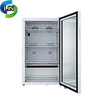 China Small CE Certified Medical Refrigerator with Single Temperature Zone and Fan-cooled Compressor for sale