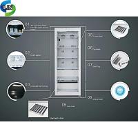 China Small CE Certified Medical Refrigerator with Single Temperature Zone and Fan-cooled Compressor for sale