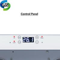 China Small CE Certified Medical Refrigerator with Single Temperature Zone and Fan-cooled Compressor for sale