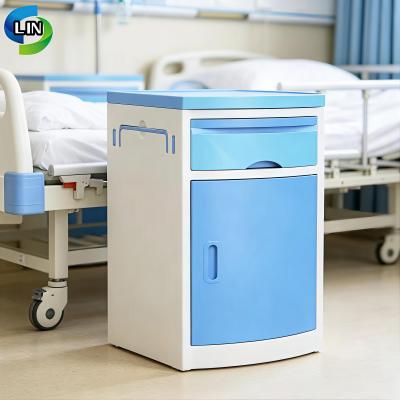 China Modern Plastic Medical Bedside Cabinet for Hospital Patient Rooms for sale