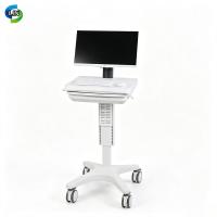 China Class I Medical Devices Mobile Nursing Workstation with Noiseless Easy Roll Casters and 20kg Load Capacity for sale