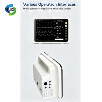 China Portable CE Certified Medical Multi-Parameter Monitor with Built-in Battery for Inpatient Care for sale