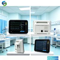 China Portable CE Certified Medical Multi-Parameter Monitor with Built-in Battery for Inpatient Care for sale