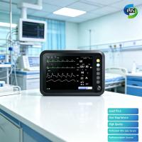 China Portable CE Certified Medical Multi-Parameter Monitor with Built-in Battery for Inpatient Care for sale