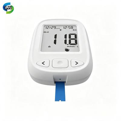 China CE Certified Finger Blood Glucose Meter with Plasma Equivalent Calibration and Built-in Battery for sale