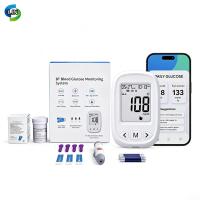 China CE Certified Finger Blood Glucose Meter with Plasma Equivalent Calibration and Built-in Battery for sale