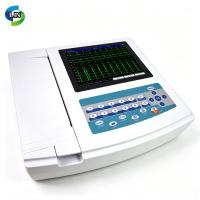 China Medical Digital Electrocardiograph with Simultaneous 12-lead ECG Collection and 3/6/12 Lead ECG Display featuring Multi-language Interface for sale