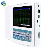China Medical Digital Electrocardiograph with Simultaneous 12-lead ECG Collection and 3/6/12 Lead ECG Display featuring Multi-language Interface for sale