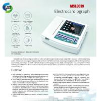 China Medical Digital Electrocardiograph with Simultaneous 12-lead ECG Collection and 3/6/12 Lead ECG Display featuring Multi-language Interface for sale